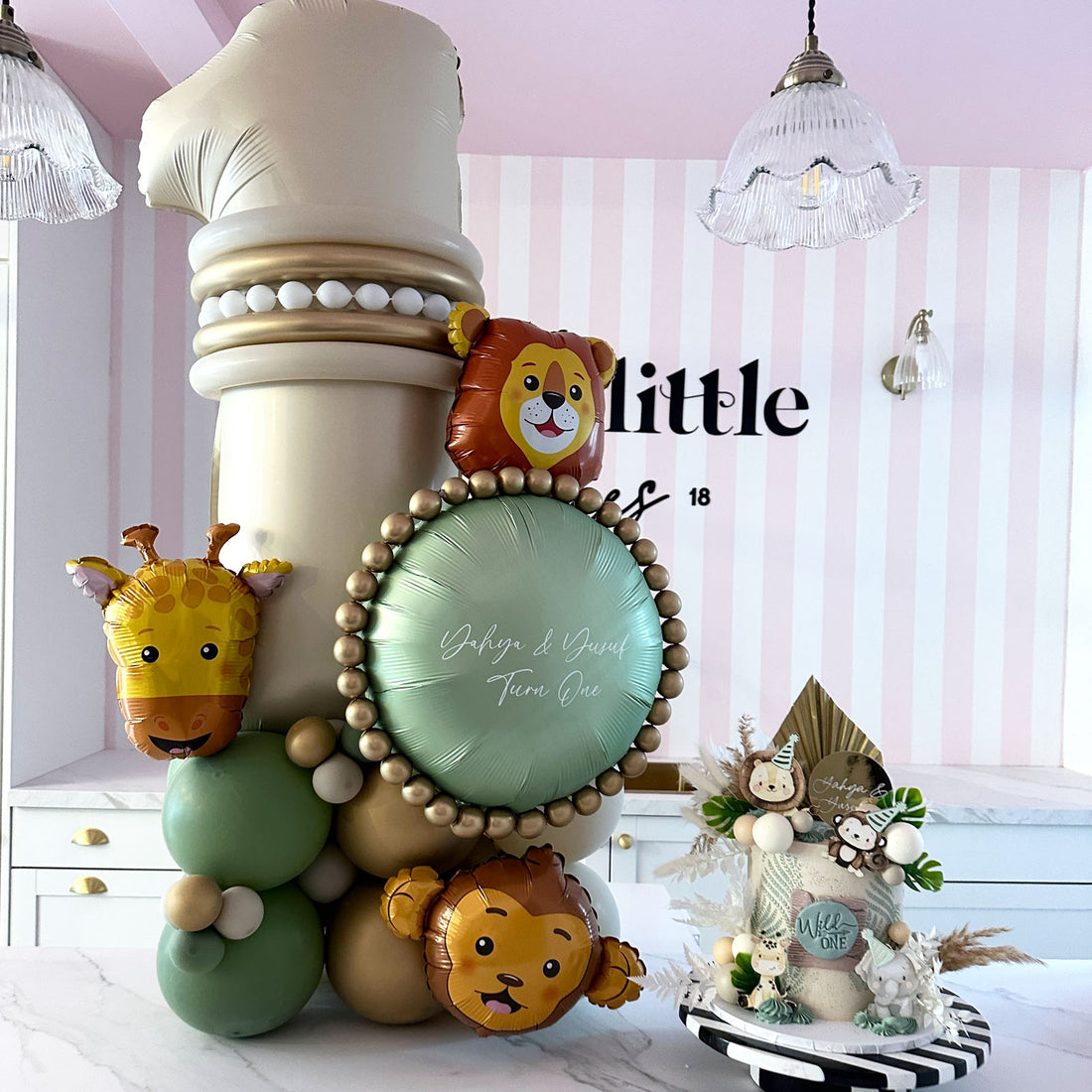 Leave it to us Cake & Balloon Signature Package – Fancy Little Bakes